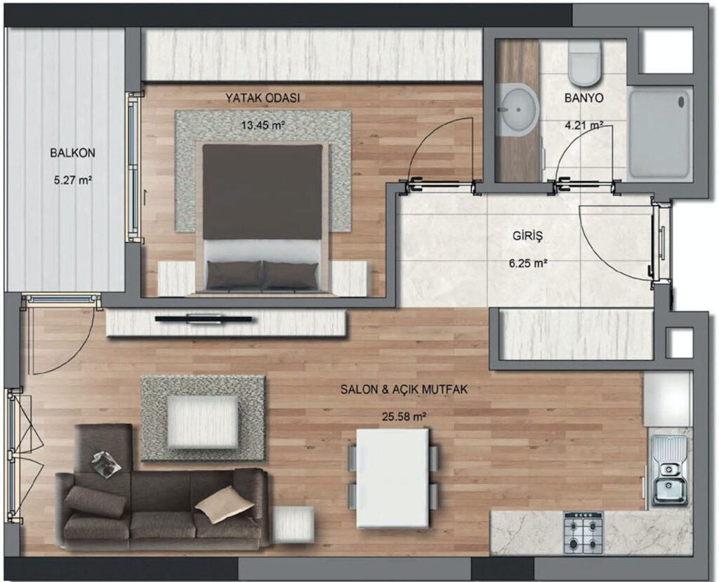 Daire Planları - Centric Istanbul